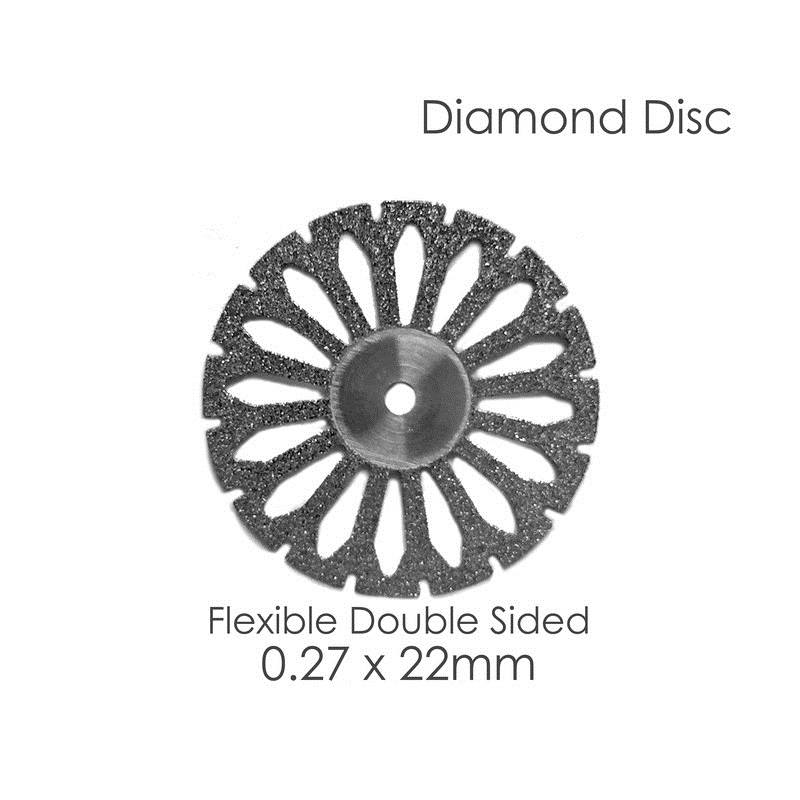 #10 Diamond Disc Flexible Double Sided .27 x 22mm ...
