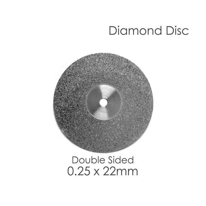 #04 Diamond Disc Double Sided .25 x 22mm - devinedentalsupplies.com