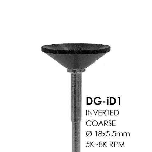 Green HP Mounted Grinding Stone - Flat End Taper (100 Pcs)