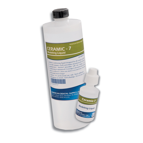 CERAMIC-7 MODELING LIQUID, 1oz, 8oz & 16oz. - devinedentalsupplies.com
